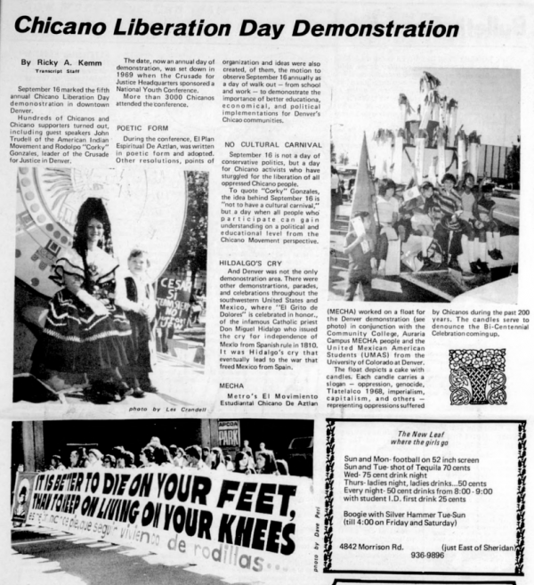 Chicano Youth Liberation Conference (1969) – Chicano & Latino History ...