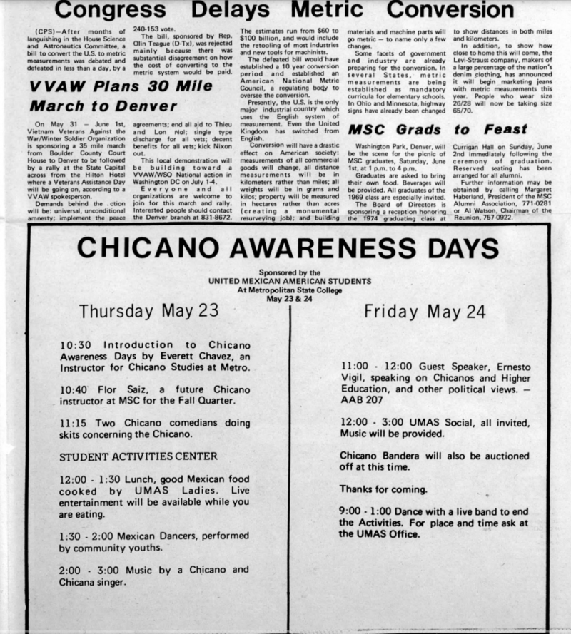 Chicano Awareness Days – Chicano & Latino History Project