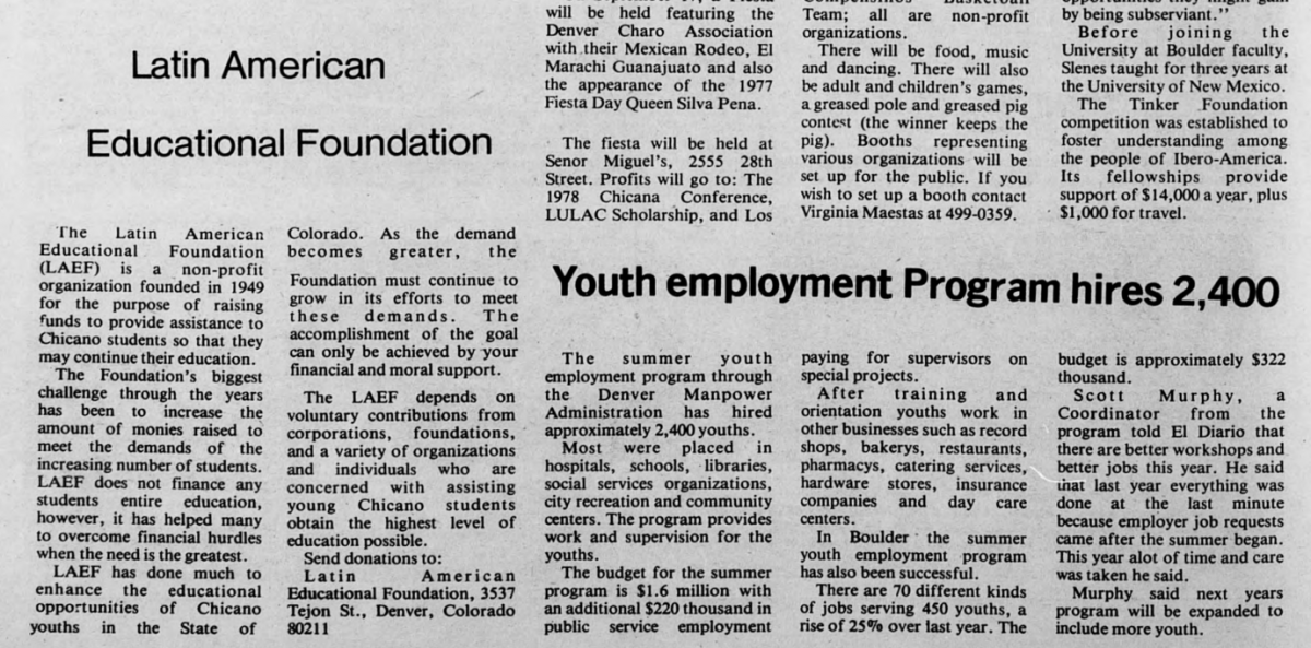 Four Generations – Chicano & Latino History Project